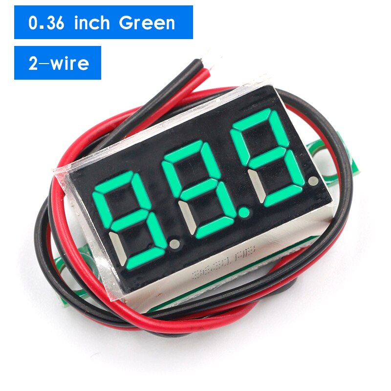 0.36 Inch 0.36" Digital Voltmeter Red Green B... – Grandado