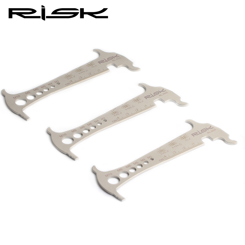 RISK 3 in 1 Bicycle Chain Checker Stainless Steel ... – Grandado