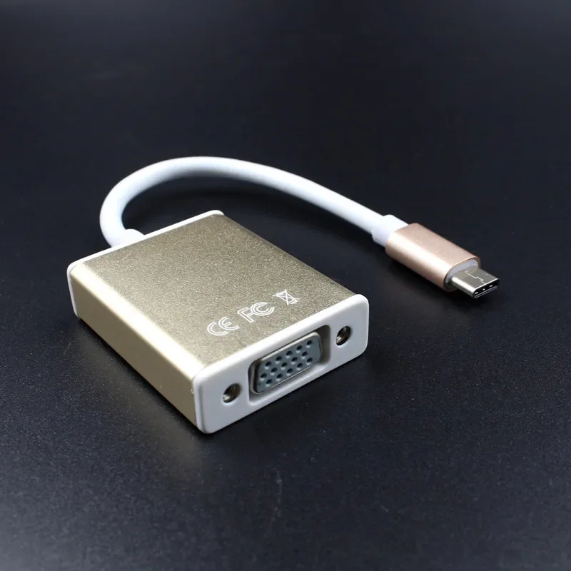 Type-c To VGA Conversion Cable USB-C To VGA High-d... – Grandado