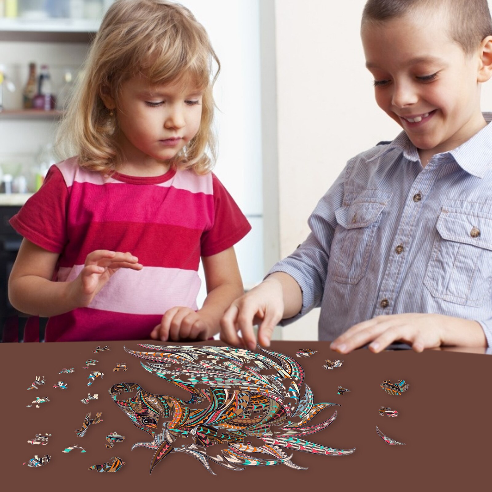 Horse Jigsaw Puzzles Colorful Unique Animal Shape ... – Grandado