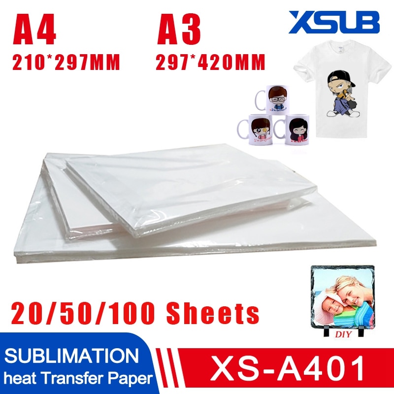 100 sheets A3 A4 Sublimation Heat Transfer Paper f... – Vicedeal