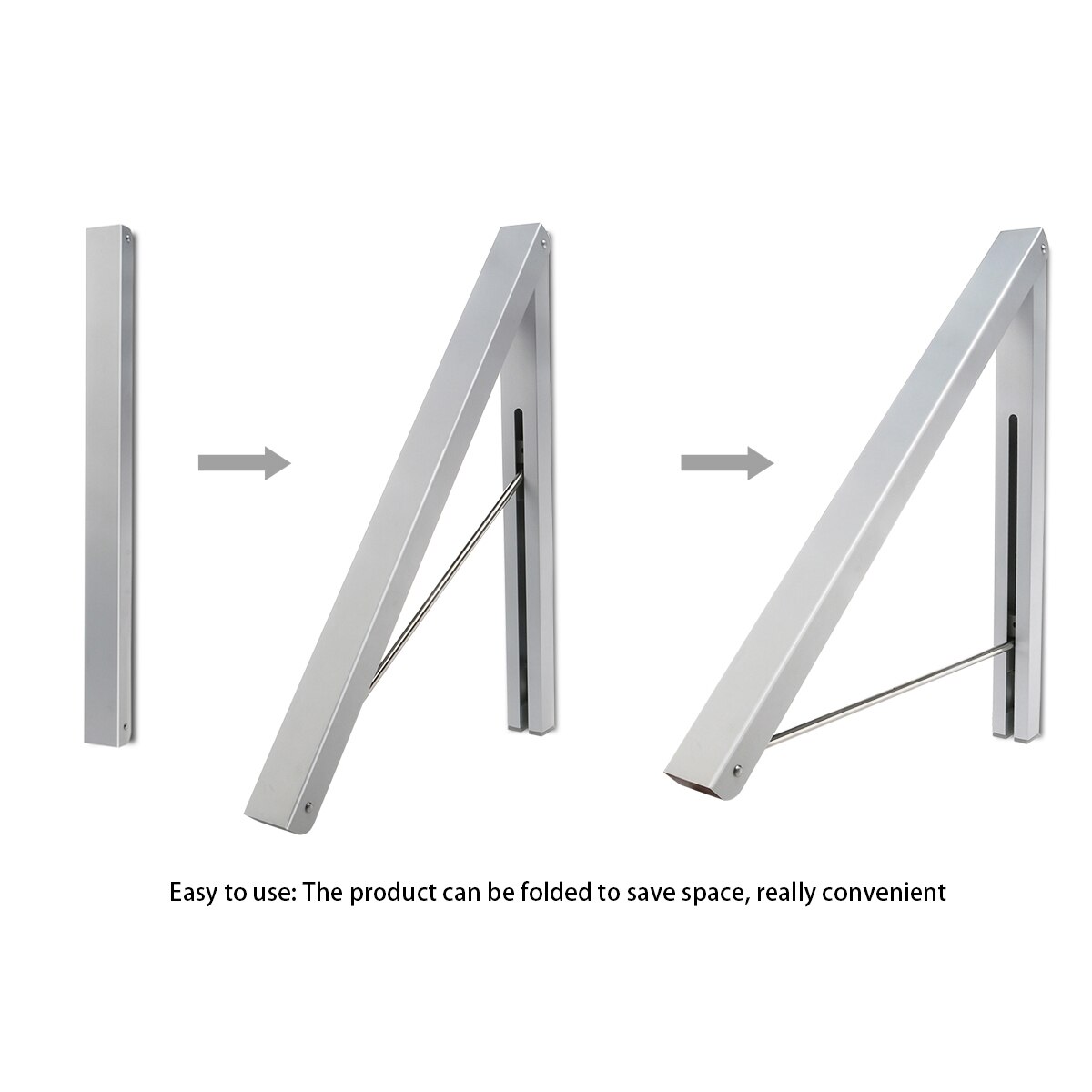 WINOMO 1pcs Alumimum Clothes Hanger Wall Adjustabl... – Vicedeal