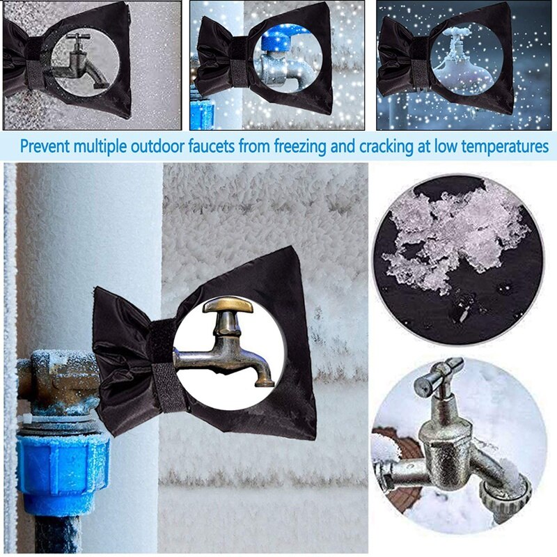 4PACK Winter Faucet Insulation Cover, Outdoor Fauc... – Grandado