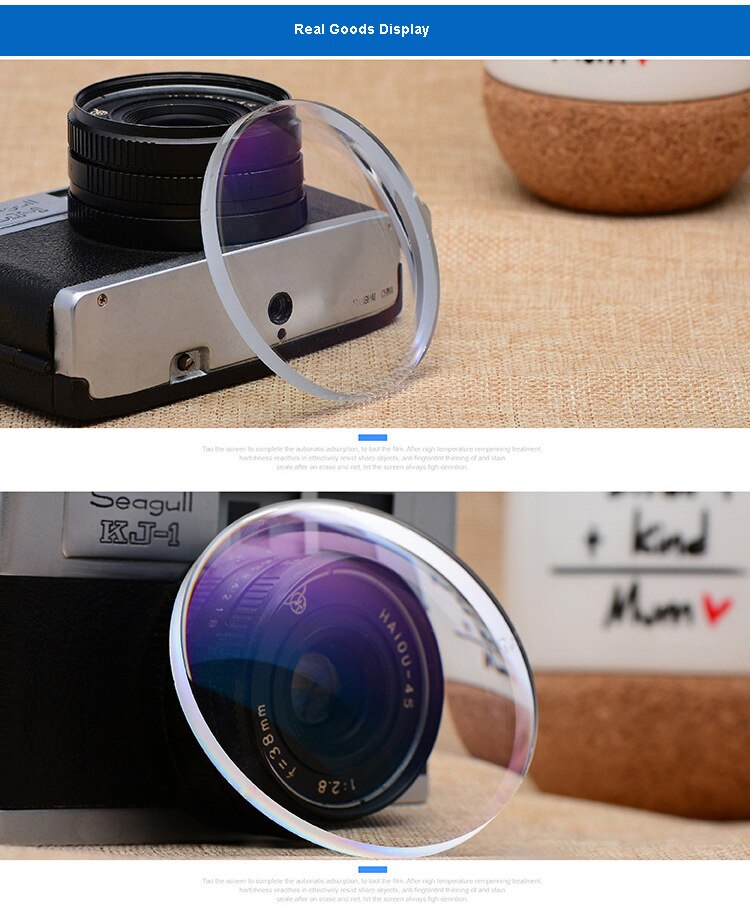 1.67 Ultra-thin Scratch-Resistant Aspherical Resin... – Grandado