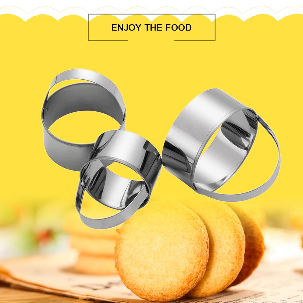 5 Pcs Biscuit Cutter Set Stainless Steel Cake Embo... – Vicedeal