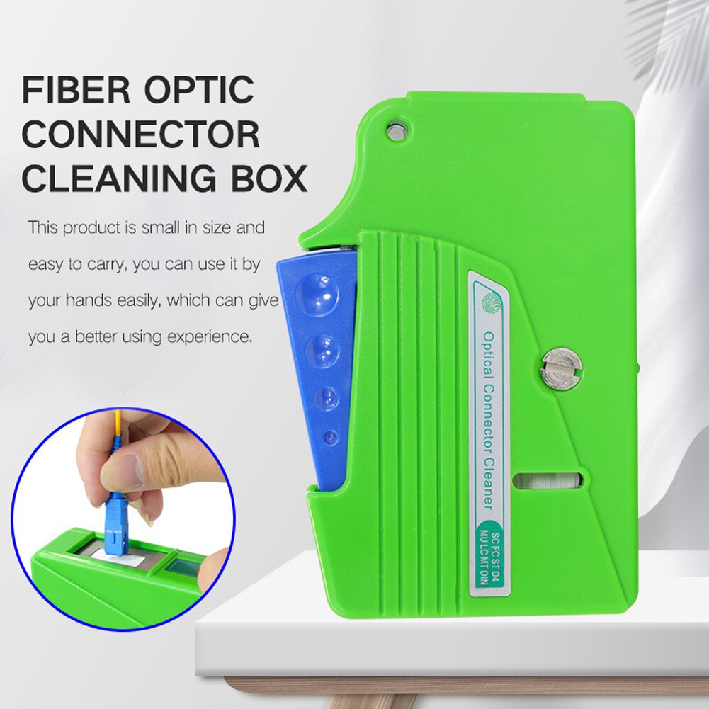 Fiber Optic Connector Cleaning Box Cassette Type F... – Grandado