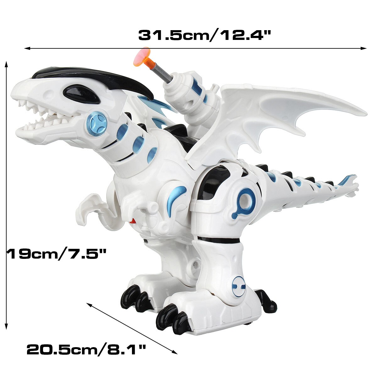 Large Launch Missile Mechanical Dinosaurs With Win... – Grandado