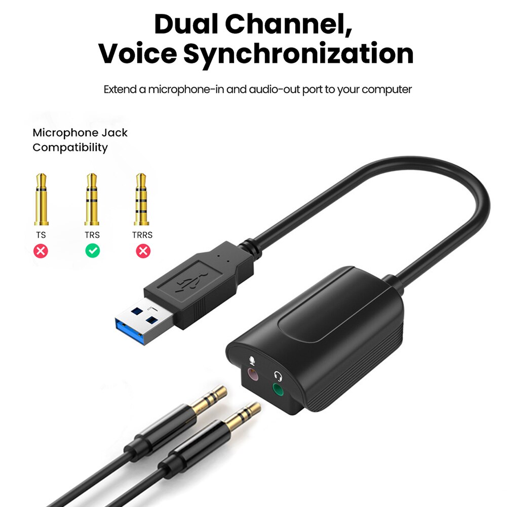 Laptop Pc Gaming Stereo Usb Sound Card Amplifier 3 Grandado