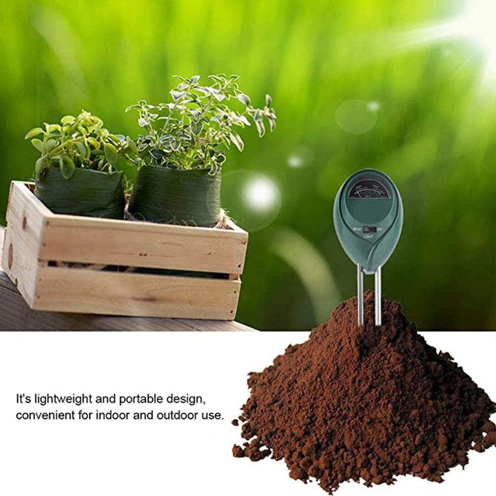 3 in 1 PH Meter Soil Moisture Meter Monitor Temper... – Vicedeal