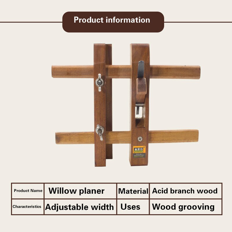 Woodworking Planer Adjustable Willow Grooving Plan... – Grandado