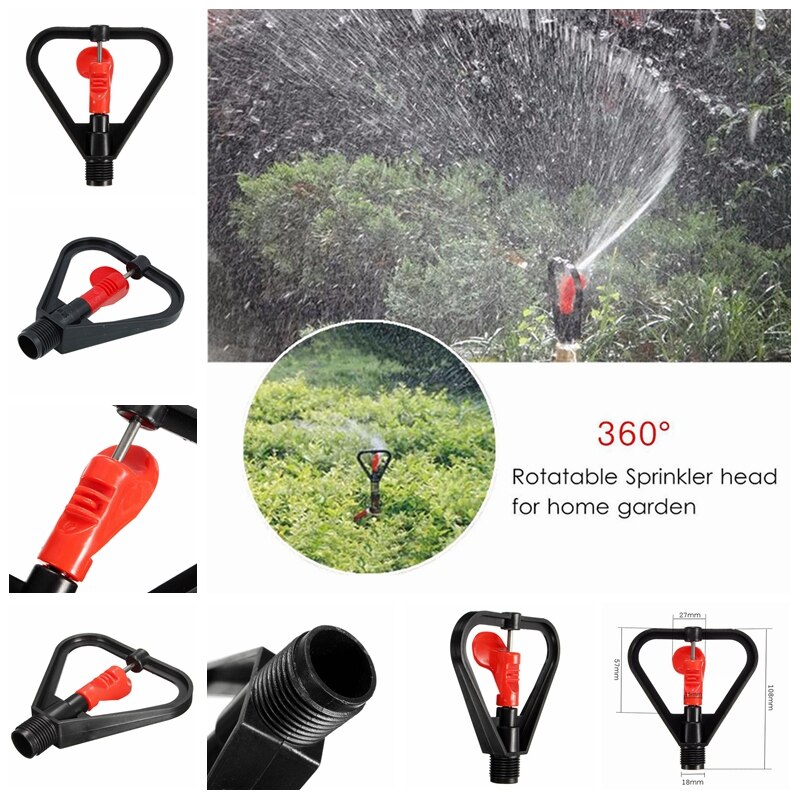 DN15 Yard Garden Lawn Irrigation 360 degree Rotati... – Grandado