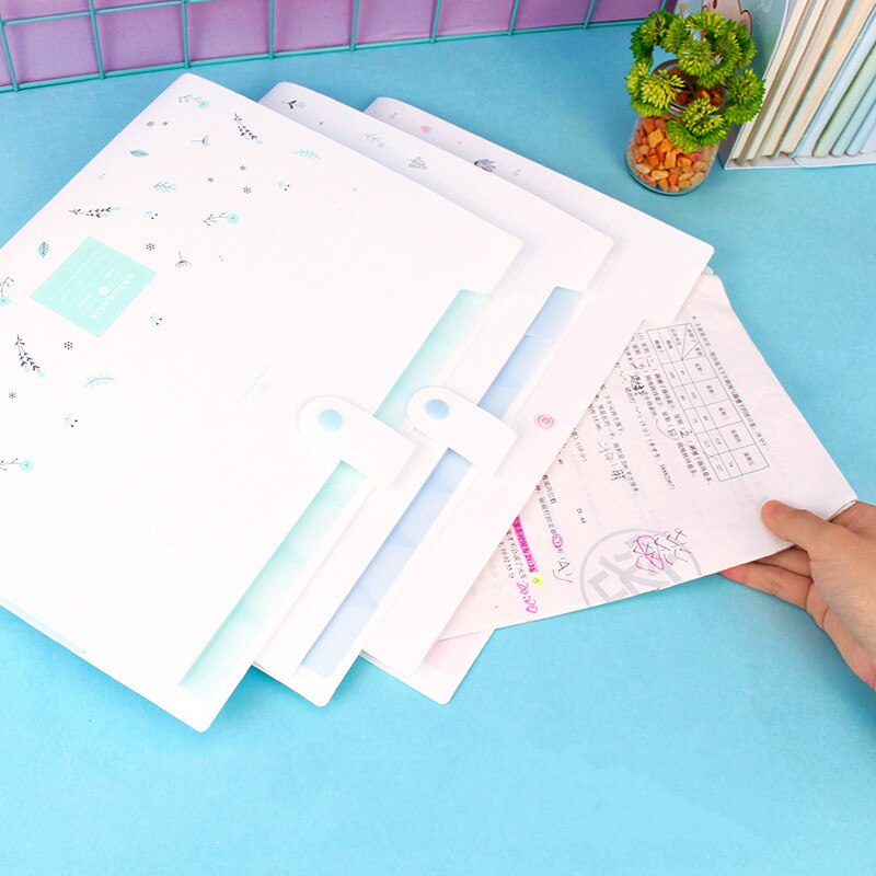 DELI File Folder Expanding Wallet Kawaii Pupil Tes... – Grandado