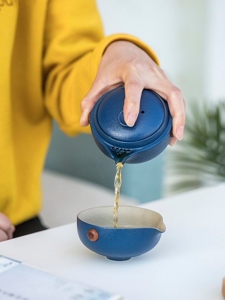 TANGPIN ceramic teapot with 3 cups afternoon tea s... – Grandado