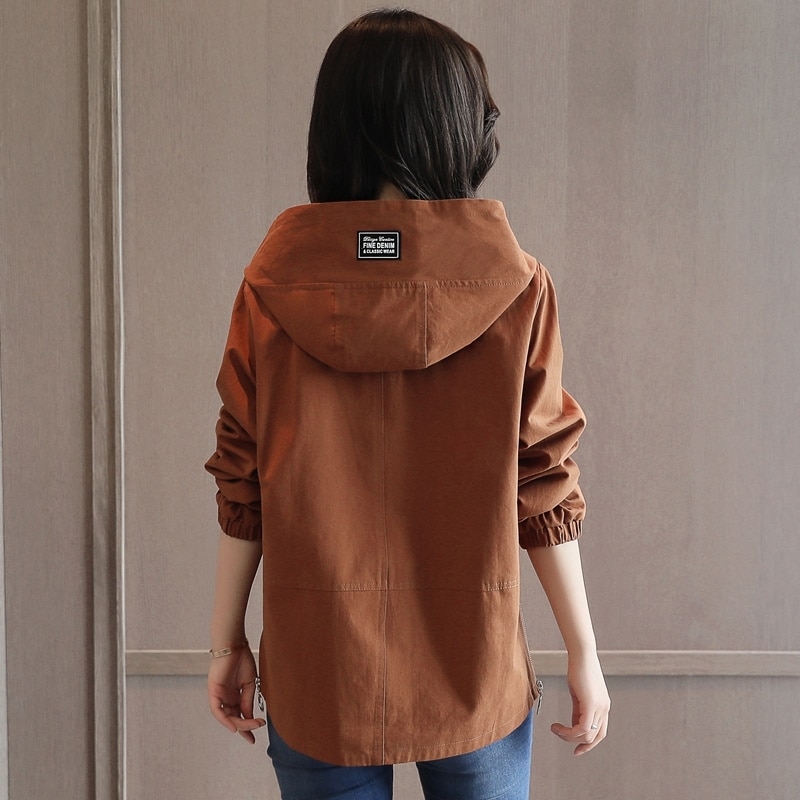 Female Jacket Spring Autumn Women's Windbreaker Ko... – Grandado