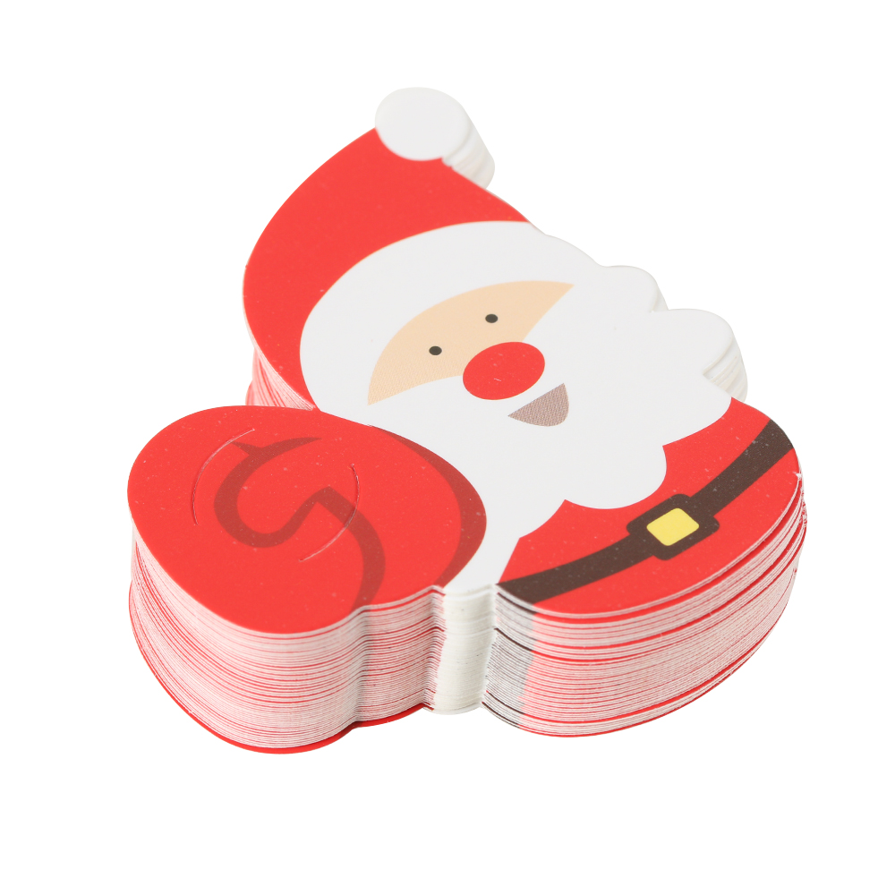 50 Pcs Lot Lovely Decorative Cute Santa Claus Patt – Grandado
