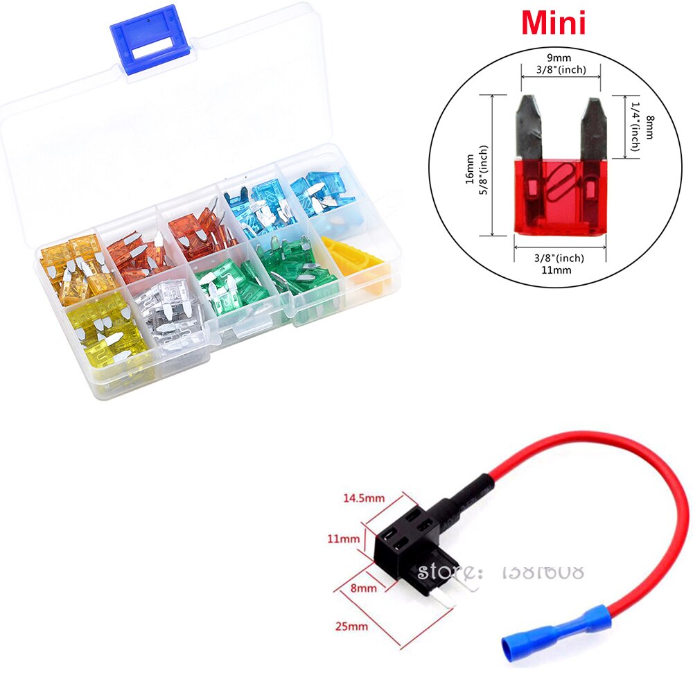 Car Auto STANDARD and MINI Blade Fuse Box Assortme... – Vicedeal