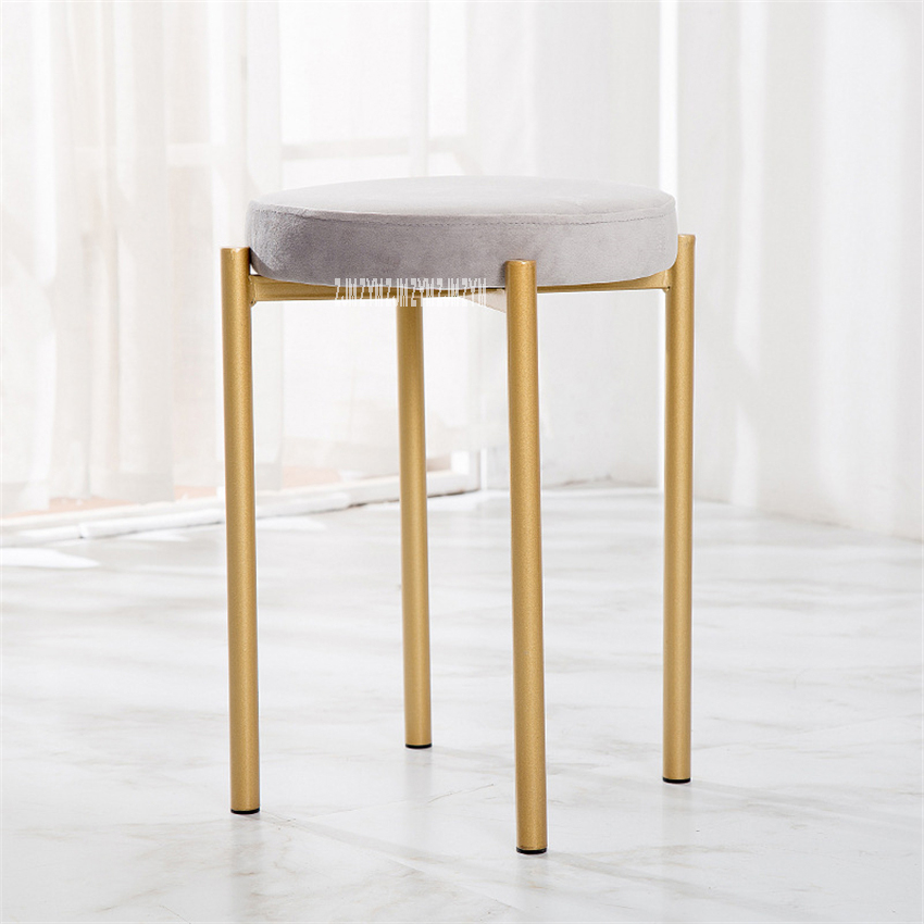 001 Simple Modern Bedroom Dressing Stool Flannelet... – Grandado