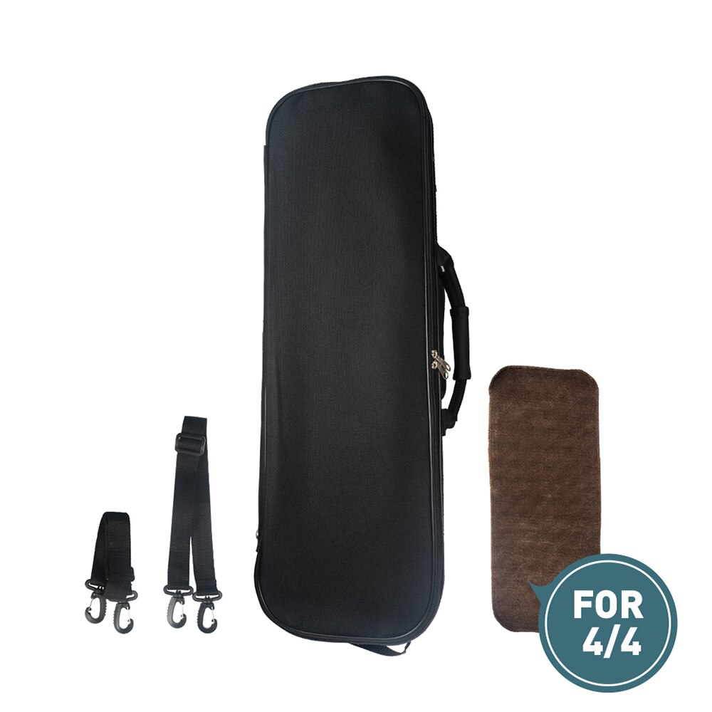 4/4 Full Size Acoustic Violin Oblong Case Portable... – Vicedeal