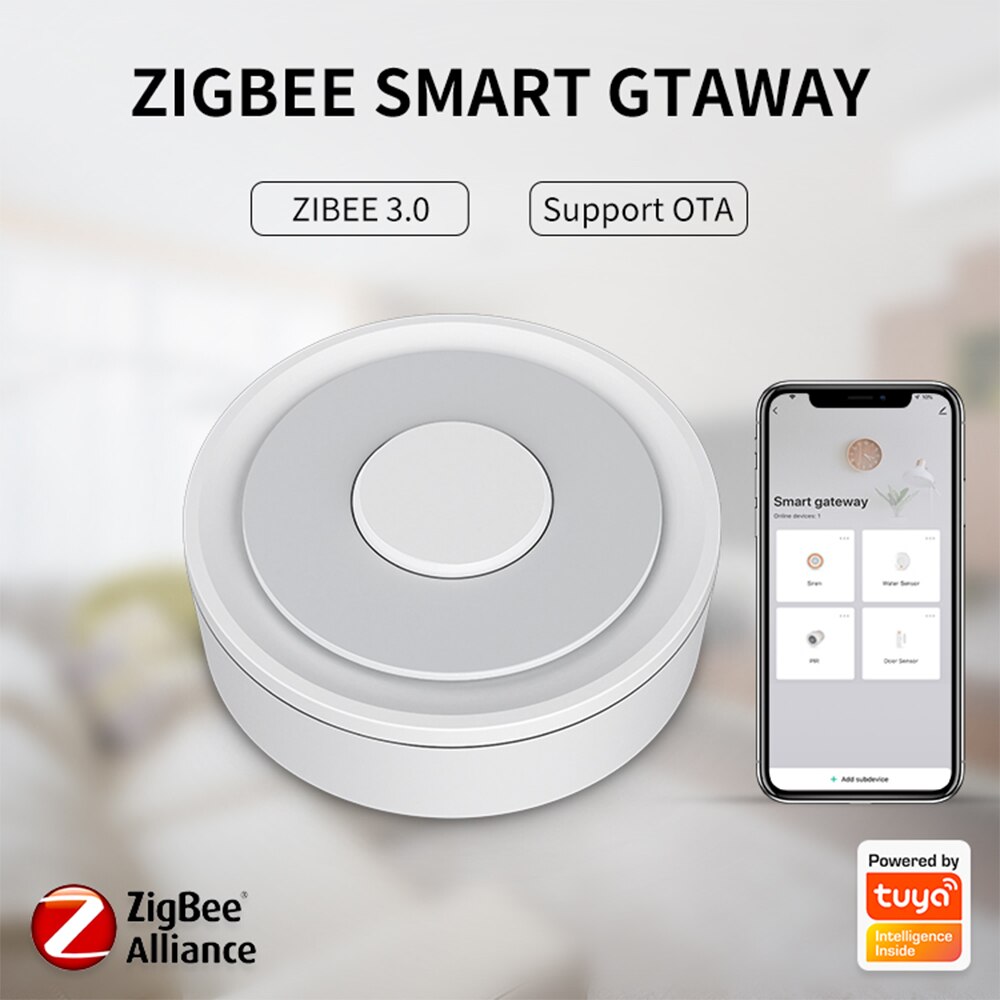 Tuya-HUB de enlace inalámbrico Zigbee 3.0, puente ... – Grandado