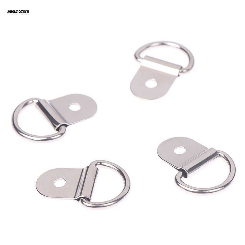 10pcs Black D Shape Pull Hook Tie Down Anchors Rin... – Grandado