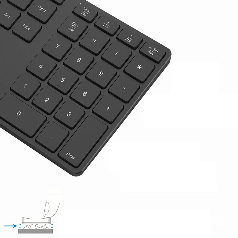 Aluminum Alloy Bluetooth Wireless Numeric Keypad 3... – Grandado