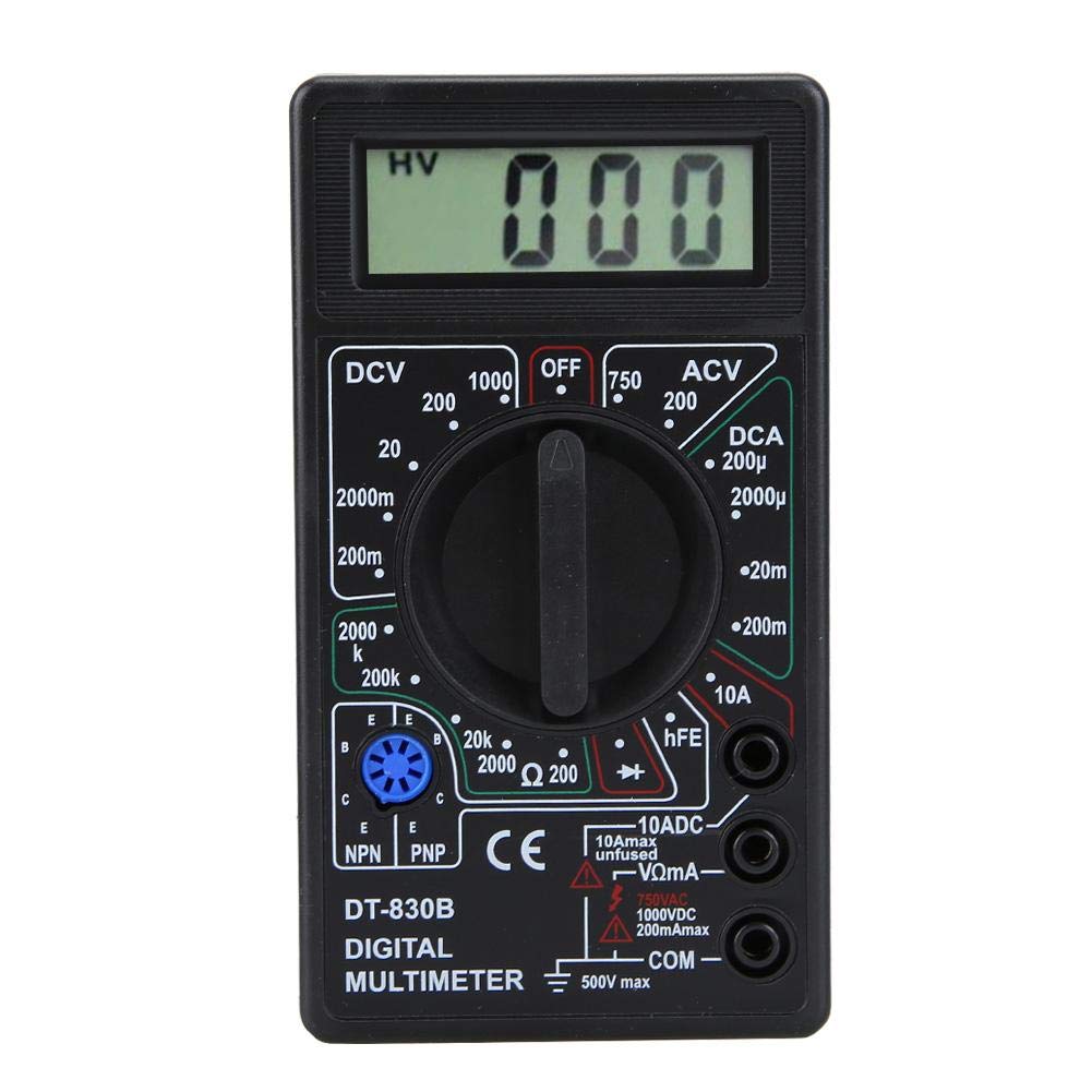 Digital Multimeter DC AC Voltmeter Ammeter Ohm Dio... – Grandado
