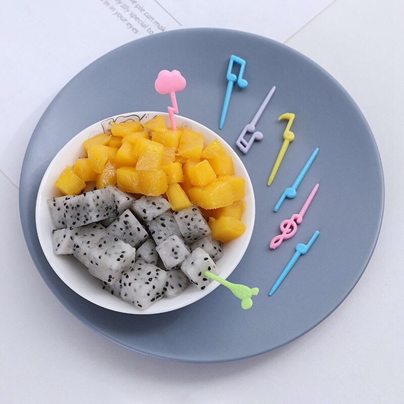 Musical Note Fruit Fork Mini Cartoon Children Snac... – Grandado