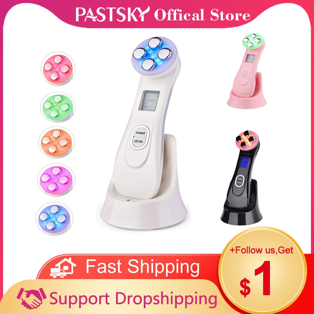 5 in 1 LED Rf Lifting Machine Photon Face Skin Rej... – Grandado