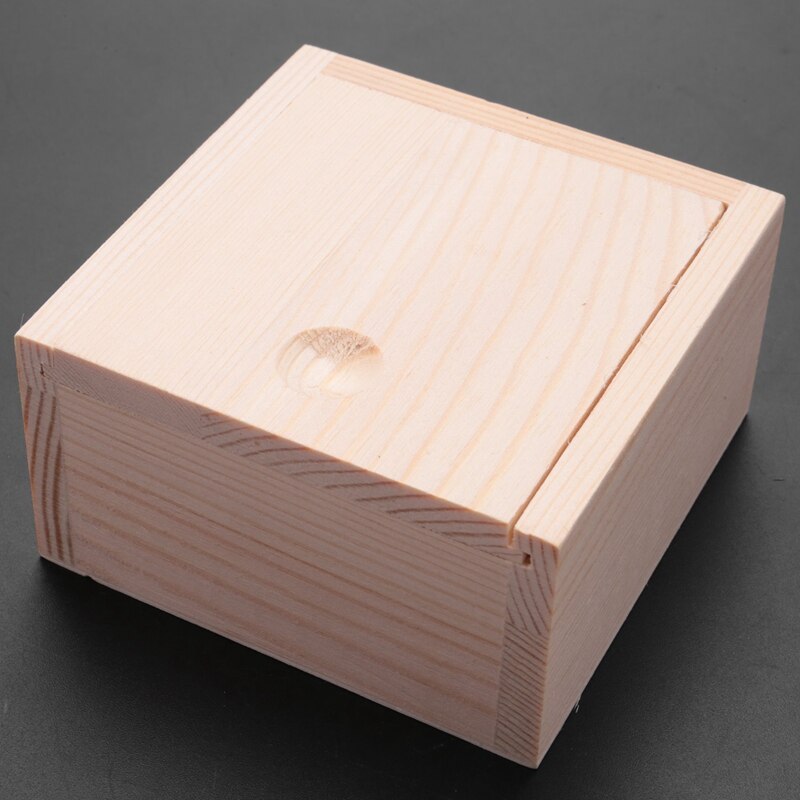 3X Small Plain Wooden Storage Box Case For Jewelle... – Grandado