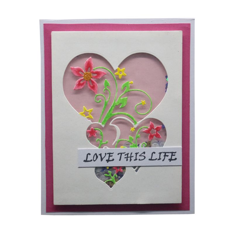 Heart Love Flower Metal Cutting Dies Stencil Scrap... – Grandado