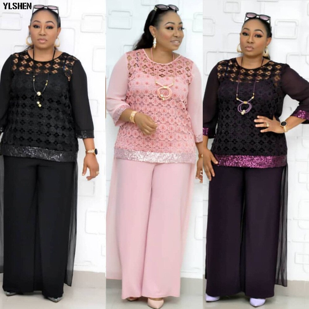 3 Piece Set Africa Clothes African Dashiki Dashiki... – Grandado