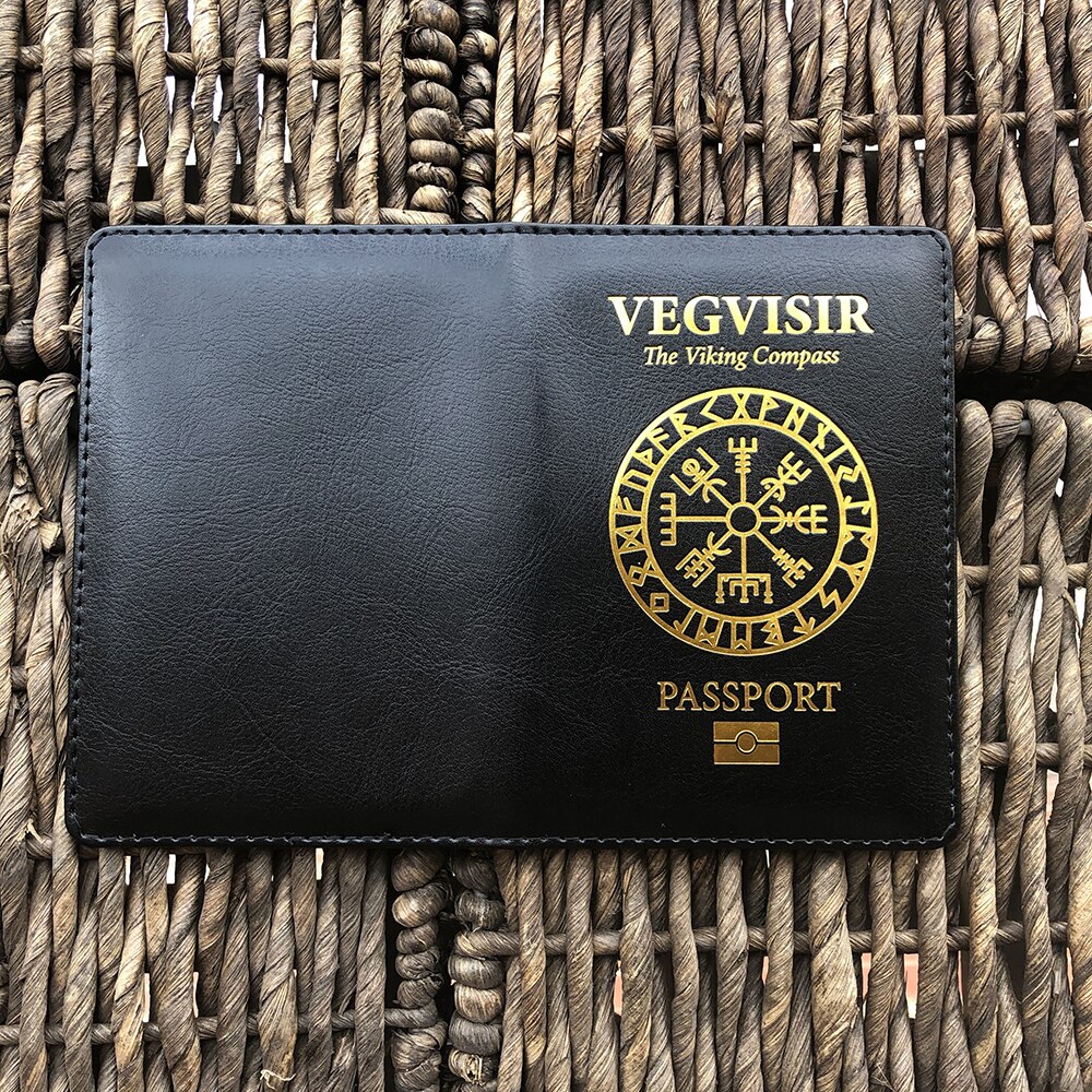 Viking Kompas Vegvisir Paspoort Cover Nordic Paspo... – Grandado