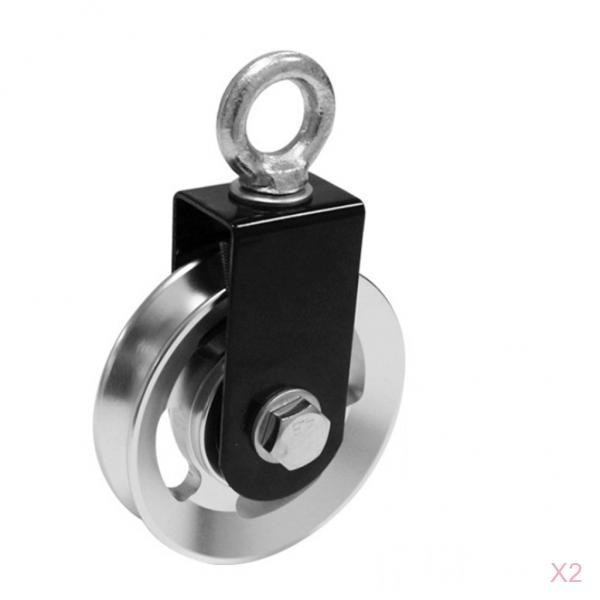 2 Stuks Single Wheel Swivel Katrol Fitness Lift Ka... – Grandado