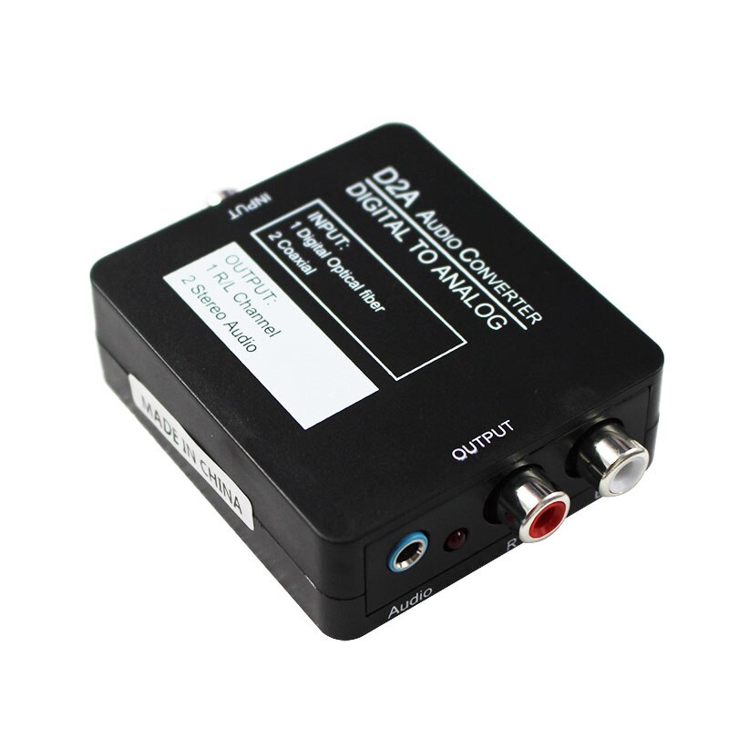 Black Digital Optical Coaxial Toslink Signal To An... – Grandado