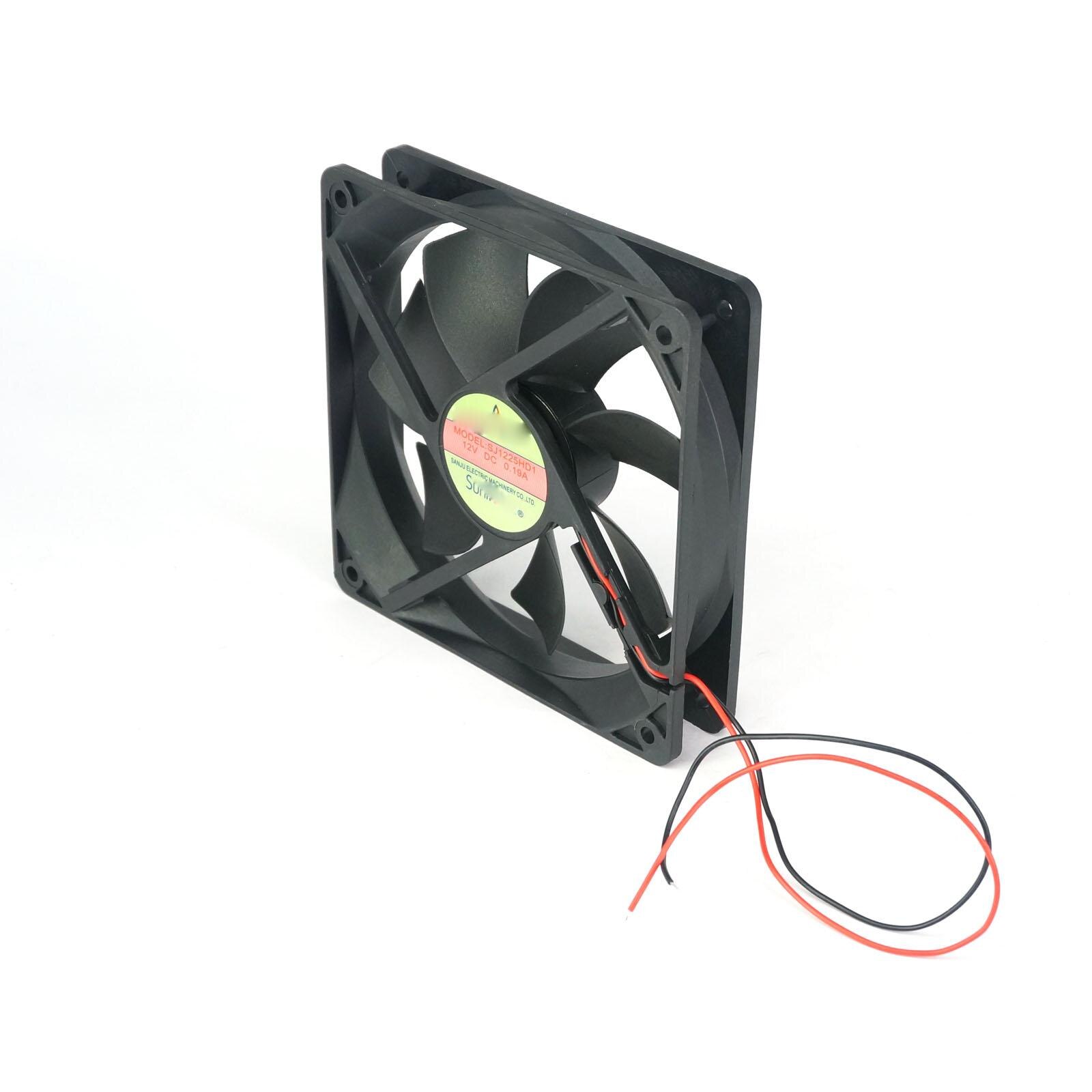 12V DC 120x120x25mm Axial Radiator Fan 80CFM Dual ... – Vicedeal