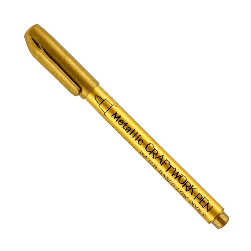 Gold Silver Metallic Marker Paint Pen Writing Sekt... – Grandado