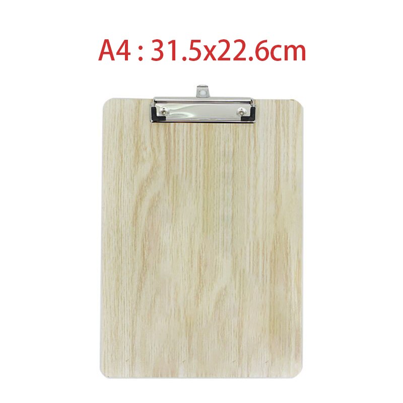 Portable A4 A5 Wooden Writing Clipboard File Hardb... – Grandado