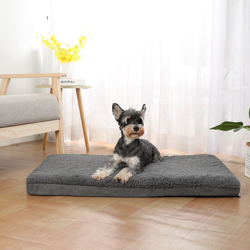 Memory Foam Pet Bed Waterproof Dog Mattress with R... – Vicedeal