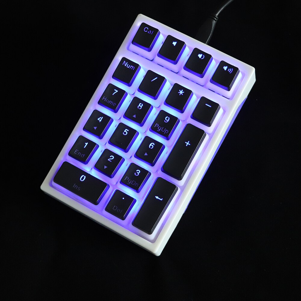 double shot keycap pbt Pudding 21key numpad multim... – Grandado