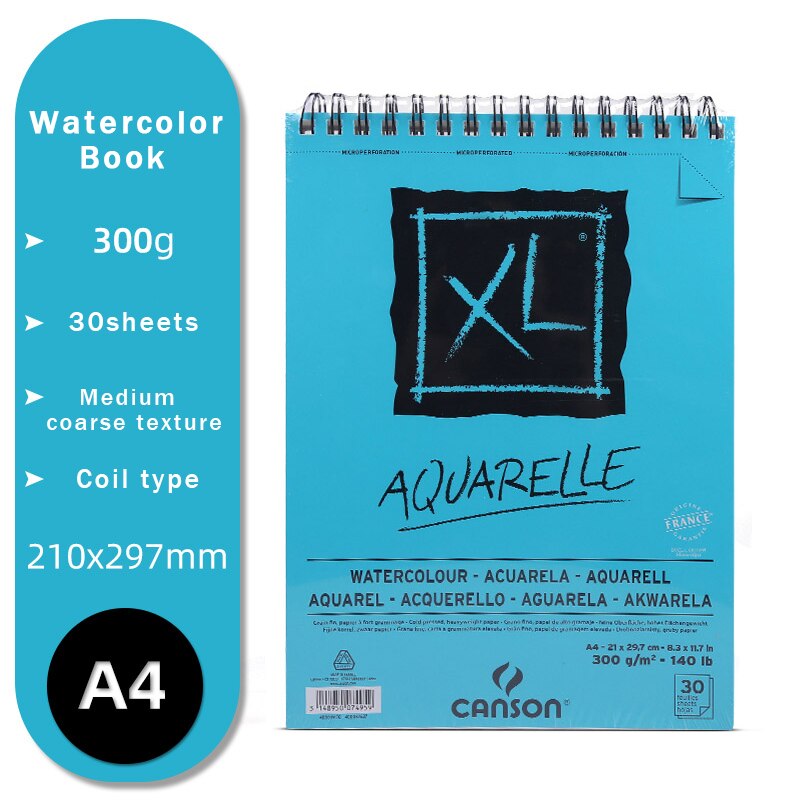 CANSON Art Painting Book 16K/8K/A4/A3 for Sketch/M... – Grandado