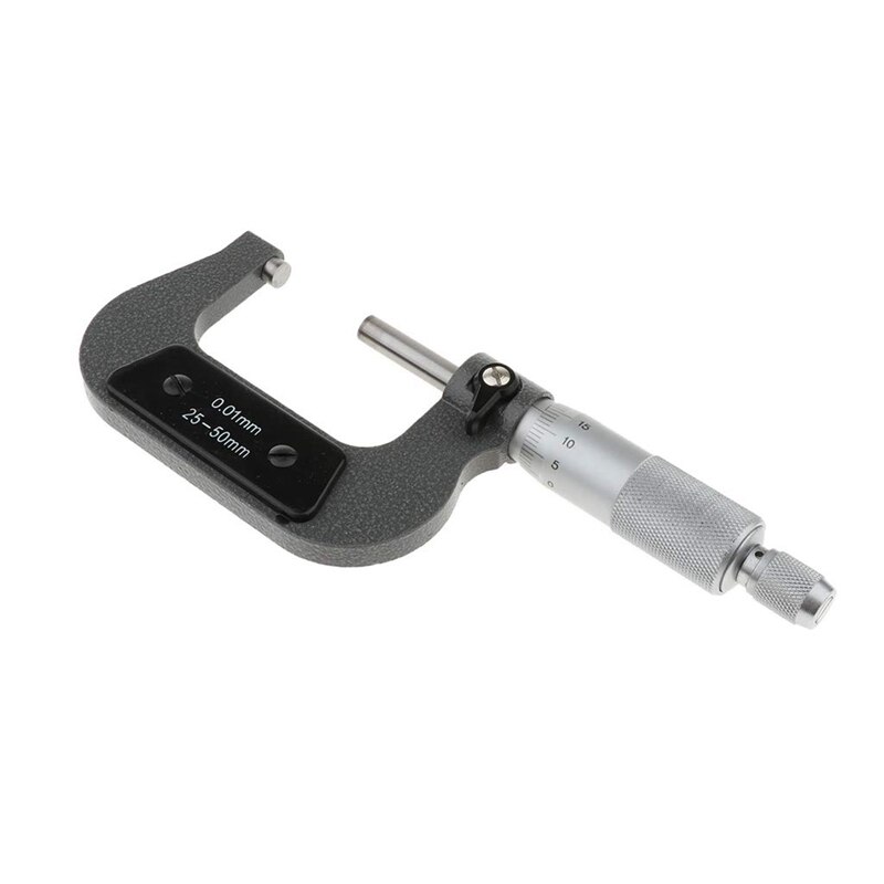 Mechanical Micrometer 25-50mm Range 0.01mm Resolut... – Vicedeal