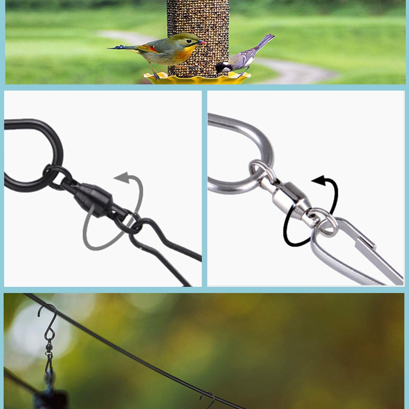 12 Stuks Swivel Haken Clips Wind Spinner S Haak Cl... – Vicedeal