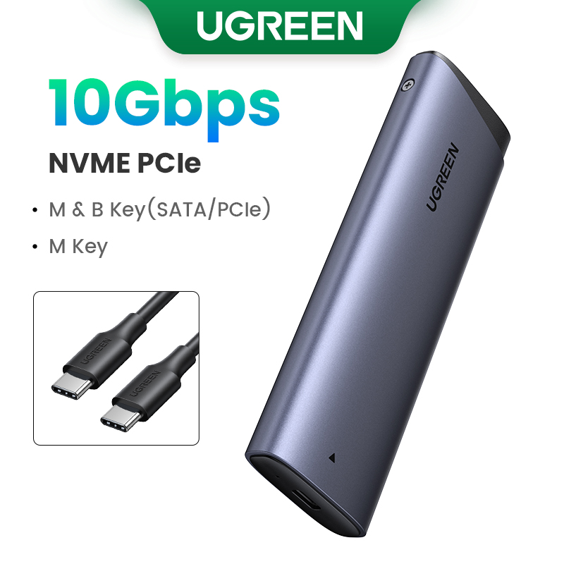 UGREEN M.2 NVMe SSD Enclosure Dual Protocol NVMe S... – Grandado