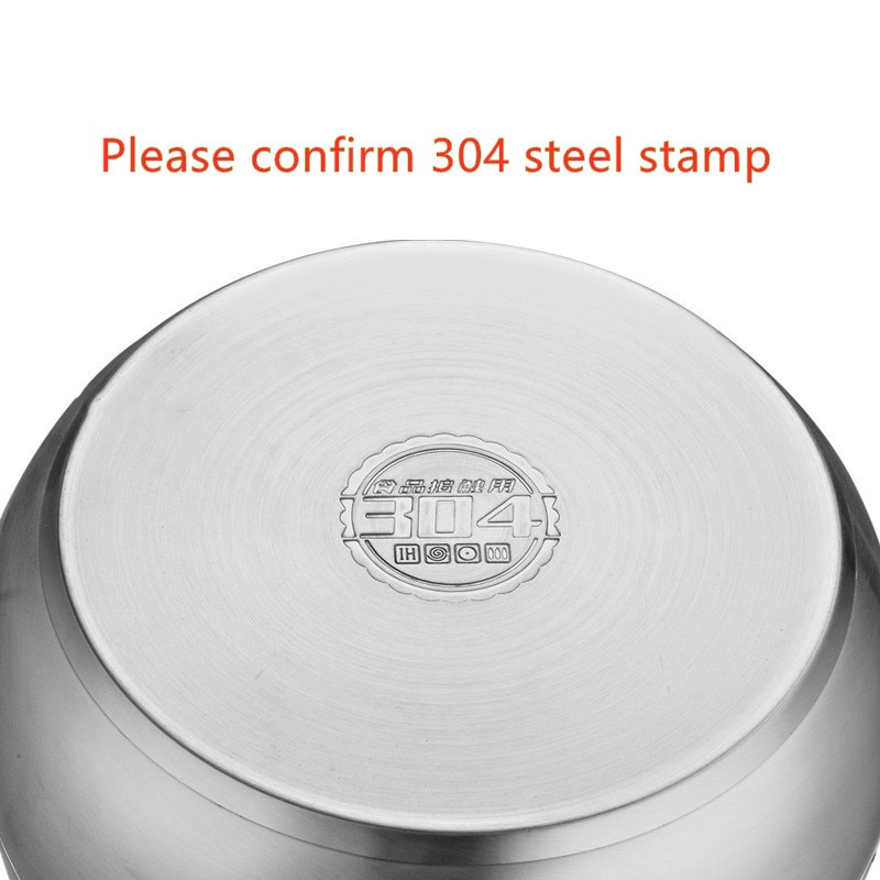 304 stainless steel soup pot stew overflow-proof d... – Grandado