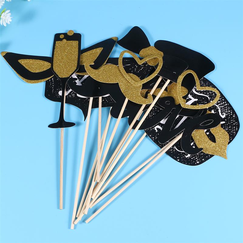 12pcs Party Prop Set Grappige Glitter Decoratieve ... – Grandado