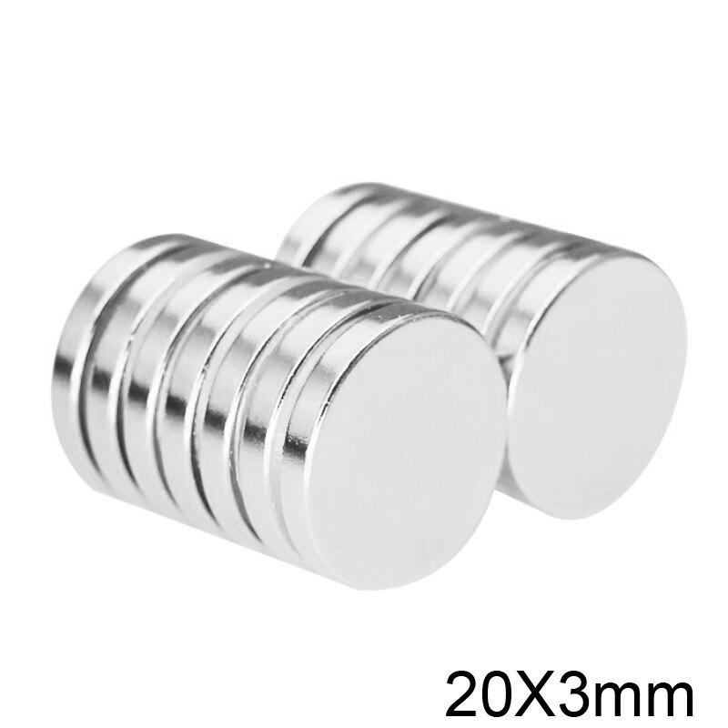 Imanes de neodimio redondos de 20x3mm, 20x3mm, dis... – Grandado