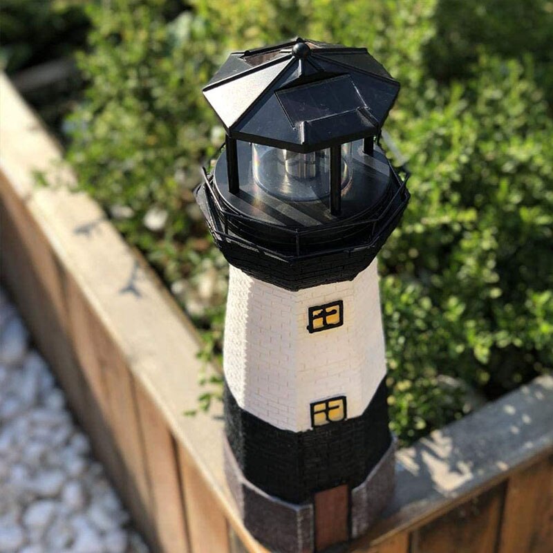Solar Powered Lighthouse Decorative Light Waterpro... – Grandado