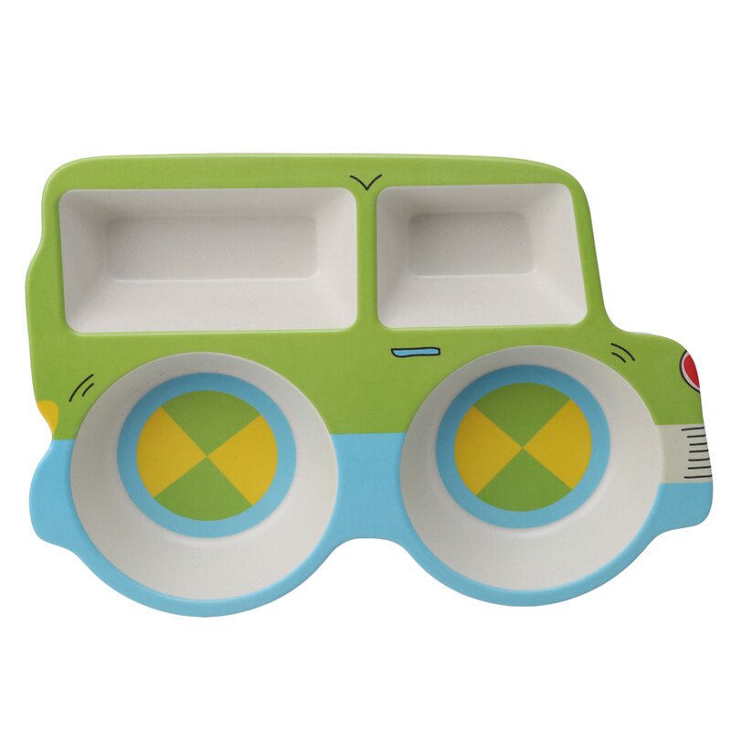 Baby Cute Tableware Car Compartment Natural Bamboo... – Vicedeal