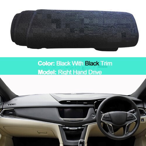 2 Layers Car Dashboard Cover Carpet For Cadillac X... – Grandado
