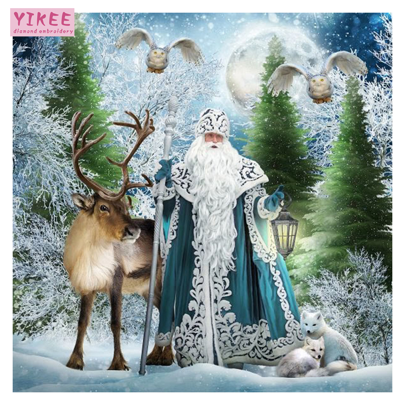 H541 kerst vol diamanten schilderen kit, santa en ... – Vicedeal